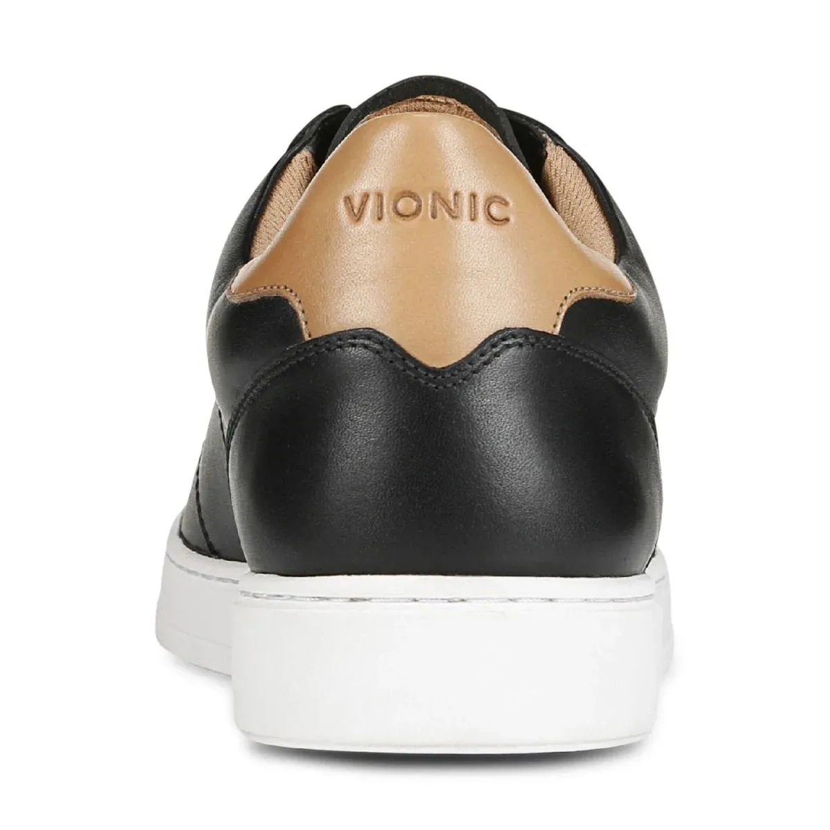 Vionic Lucas II Black/Tan Leather